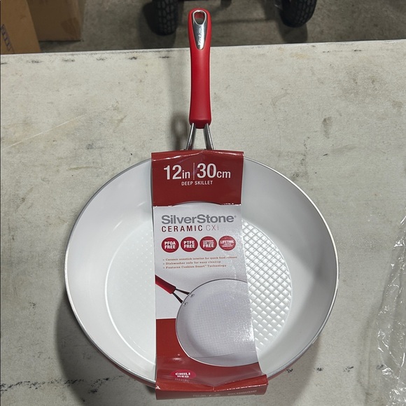 silverstone | Kitchen | Red Ceramic Skillet 2 Inch | Poshmark